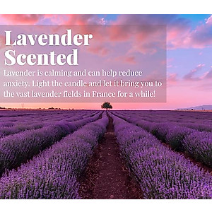 Funny Retirement Gifts for Women and Men, Happy Retirement Gifts for Friends, Coworker on Retirement Day, 7oz Soy Wax Lavender Scented Candle - Goodbye