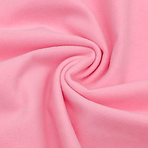 Glow in The Dark Fabric,Glow Fabric for Sewing Clothes,Luminous Polyester Fabric for Lighted Fabric for Clothes,Decorations, DIY Craft Supplies and Other Uses (35'' X 57'') (Pink)