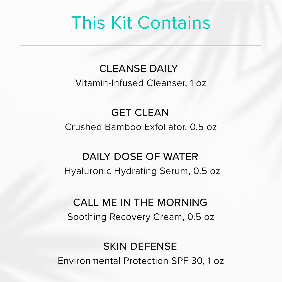 ClarityRx Skincare Essentials Kit, Includes Natural Plant-Based Daily Face Wash, Exfoliating Facial Scrub, Hyaluronic Acid Moisturizing Serum, Calming Moisturizer, SPF 30 Sunscreen