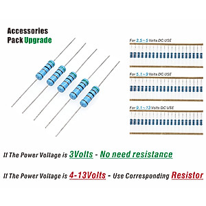 ZZHOB 25PCS Pre-Wired 0805 SMD LEDs(Light Mode: Continuous Green Light) Micro LED Light Emitting Diode + Connector & Battery Holder (Green, 25pcs)