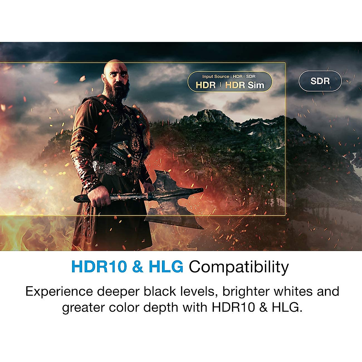 Optoma UHD35 True 4K UHD Next Generation Gaming Projector | 3600 Lumens | 4.2ms Response Time at 1080p with Enhanced Gaming Mode