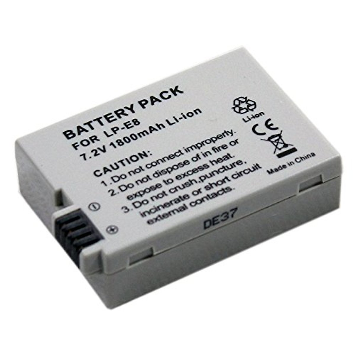 LP-E8 LPE8 Battery for Rebel T4i Digital DSLR Camera Replace Generic