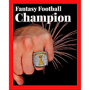 Spire Designs Fantasy Football Championship Ring - FFL Ring with Display Box (10)
