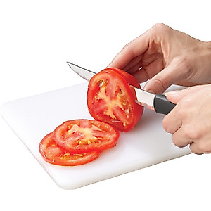 Goodcook 4.5-Inch Serrated Utility Knife, silver/black