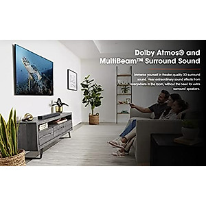 SAMSUNG QN55Q80CAFXZA 55 Inch 4K QLED Direct Full Array with Dolby Smart TV with a BAR-300 5.0ch Soundbar with MultiBeam Sound and Dolby Atmos (2023)(USED)