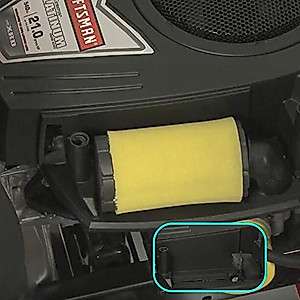 KlirAir Air Filters Replace for Briggs & Stratton 796031 (591334 or 594201) Plus 797704 Foam Pre-cleaner (Pack of 2)