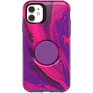 OtterBox + Pop Symmetry Series Slim Case for iPhone 11, iPhone XR (ONLY) Retail Packaging - Berry Flow