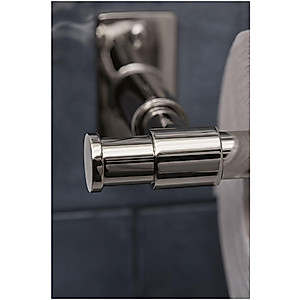 Kohler K35929-BL Castia by Studio McGee Wall Mounted Pivoting Toilet Paper Holder Matte Black