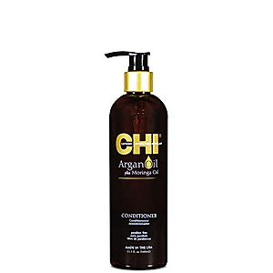 CHI Argan Oil plus Moringa Oil Luxe Trio Kit with Shampoo, Conditioner and Moringa Oil (Set of 3), 11 fl. oz.