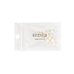 szzijia White Mother of Pearl Shell Dot Fret Inlay Maker 6mm for Guitar Fingerboard (Pack of 20)