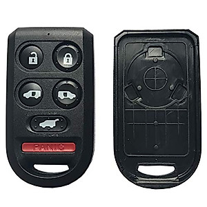 Horande Replacement Keyless Entry Key Fob Cover Case fit for 2006 2007 2008 2010 Honda Odyssey Key Fob Shell (6 Buttons)