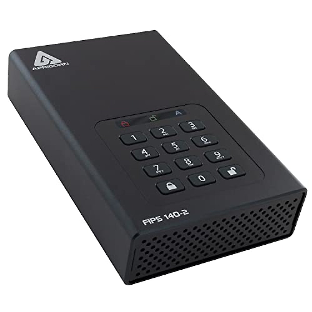 Apricorn 4TB Aegis Desktop Padlock FIPS 140-2 Validated 256-Bit Encrypted Hard Drive (ADT-3PL256F-4000)