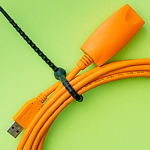 Simplifi It Black Silicone Rubber Twist Ties (24 PC.) - SI-SRT24B