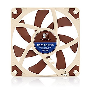 Noctua NF-A12x15 FLX, Premium Quiet Slim Fan, 3-Pin (120x15mm, Brown)