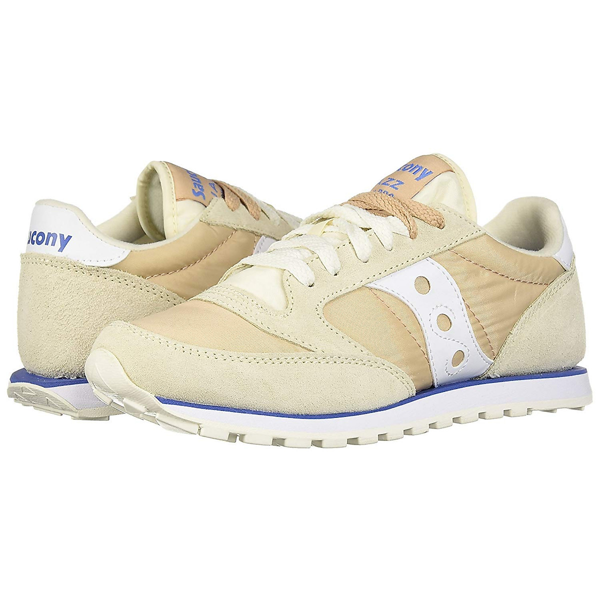 Saucony Women's Jazz Low Pro Running Shoe, Cream, 5