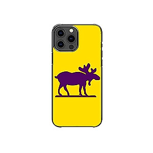 Moose Silhouette Wildlife Pattern Art Design Anti-Fall and Shockproof Gift iPhone case (iPhone 13)