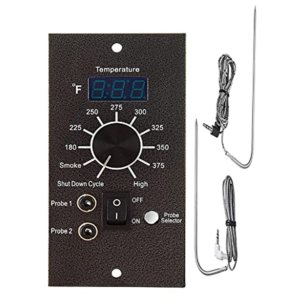 Bbqzone Digital Pro Controller Thermostat Kit for Traeger Pellet Wood Pellet Grills with Meat Probes
