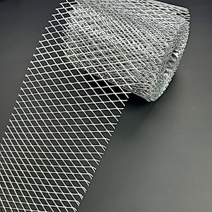 Gennbaray Leaf filter gutter protection Leaf filter gutter guards Aluminum gutter guard 5.9inch*33ft Rain gutter covers Leaf filter for gutters Gutter Screen mesh Roll