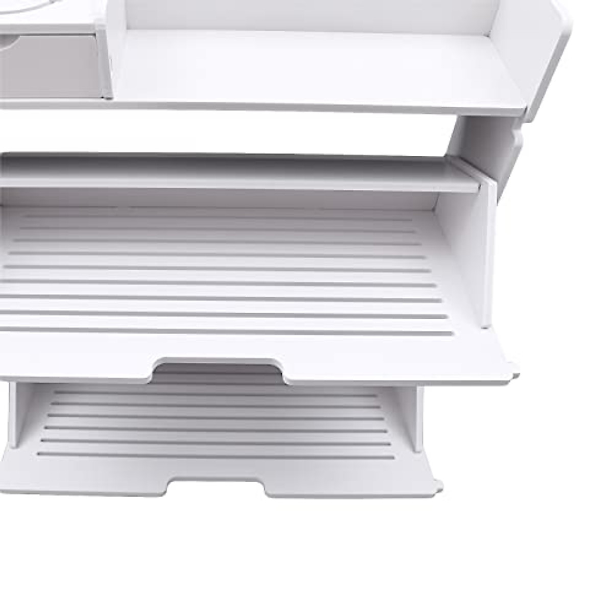 Tilt-Out Modern Shoe Storage Cabinet for Entryway, 2Tier Floor Shoes Cabinet with Doors, Shoe Rack Organizer with 2 Large Fold-Out Drawers