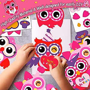 chiazllta 30 Packs Easter Craft Kit for Kid Easter DIY Eggs Bunny Chicks Sticker Art Craft Ornament Set for Preschool Home Classroom Fun Game Activities