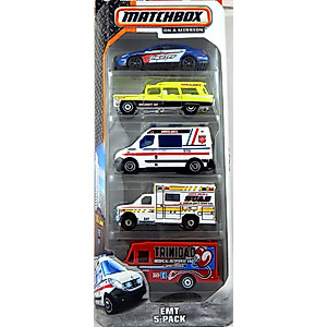 Matchbox, On a Mission 2015 Series, EMT 5-Pack