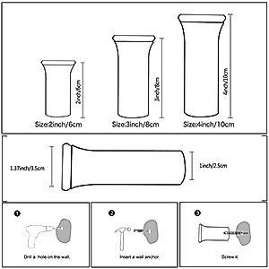 HomeDo Wall Hooks Rack, Wooden Coat Hooks Wall Mounted, Entryway Hat Rack, Decorative Hooks Single Organizer Wall Hanger Hat Hook Towel Rack, Heavy Duty Hooks (Beech-2inch-5Pack)