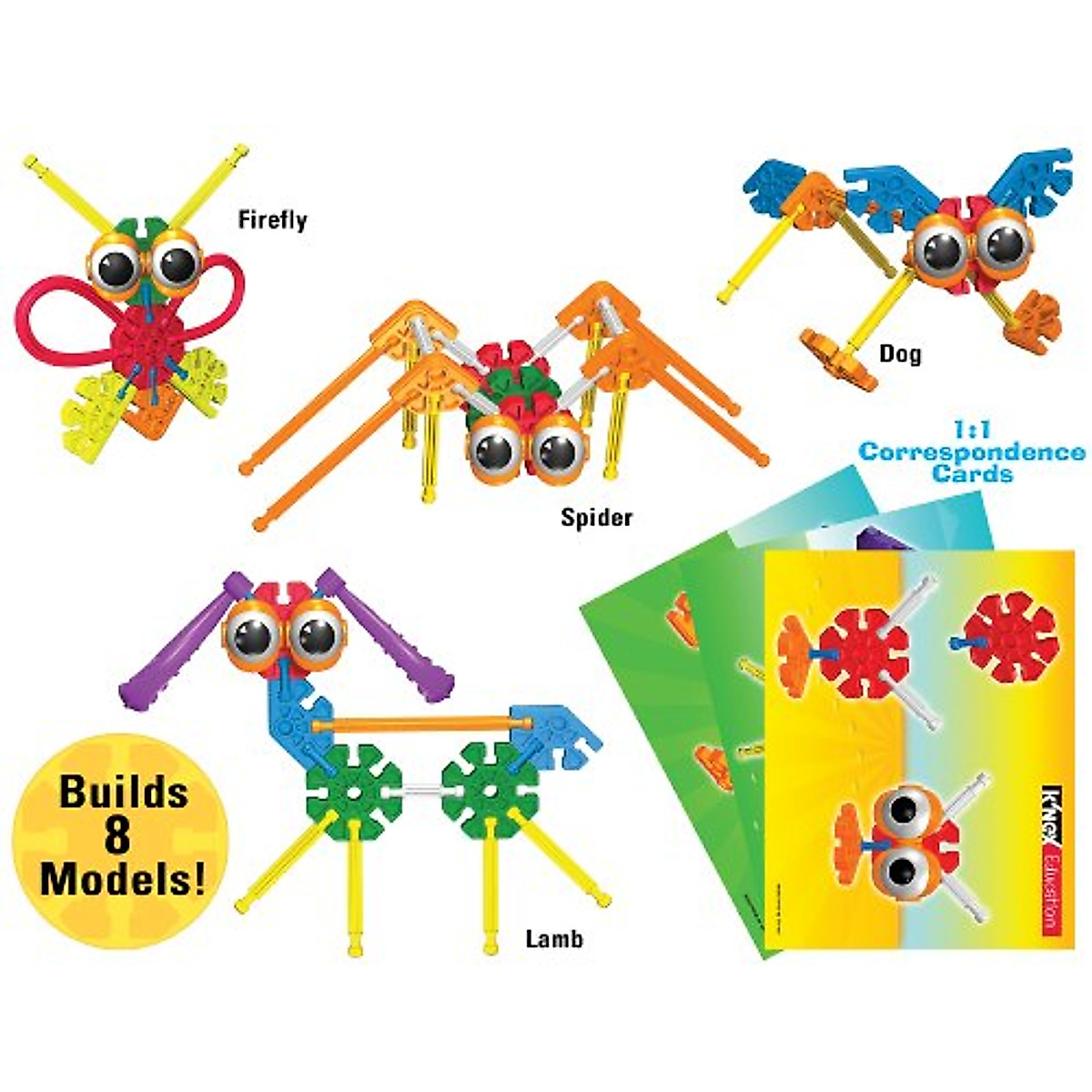 K’NEX Education – Kid K’NEX Group Building Set – 131 Pieces – Ages 3+ – Preschool Educational Toy