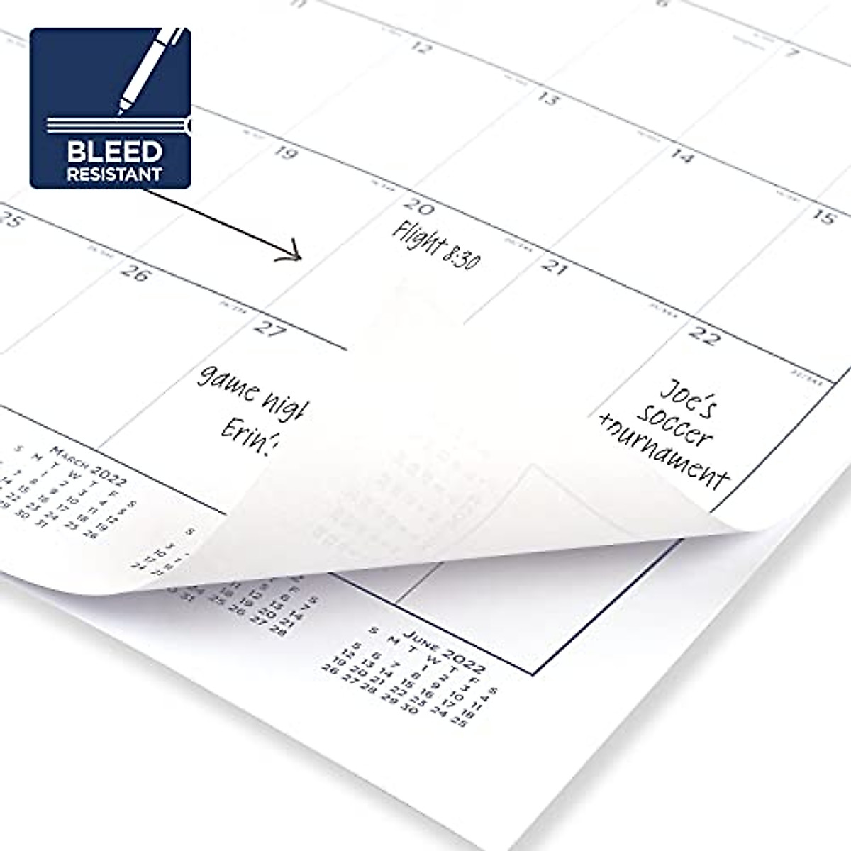 2022 Wall Calendar by AT-A-GLANCE, 24" x 12", Large, Horizontal, 3-Month Reference, Wirebound (PM1428)
