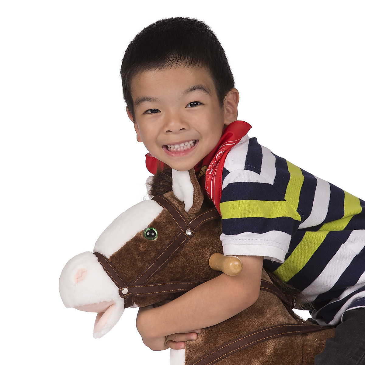 Rockin' Rider Laredo Rocking Horse Ride On Brown, Large