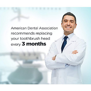 Replacement Brush Heads Compatible with Oral B Braun- Pack of 4 Precision Clean Electric Toothbrush Heads for Oralb PLUS 4 Bonus Protective Travel Covers – for Travel and Sanitary Convenience