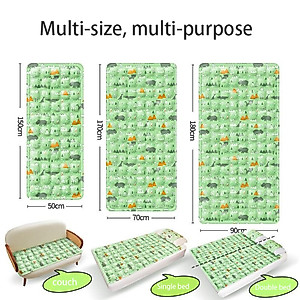 Cold Packs,Green,Natural air Conditioning,Summer Essentials,Chilled Feeling for 3hours for Improving Quality of Sleep,Cooling Mat Multi-Function Cool Jelly Pad