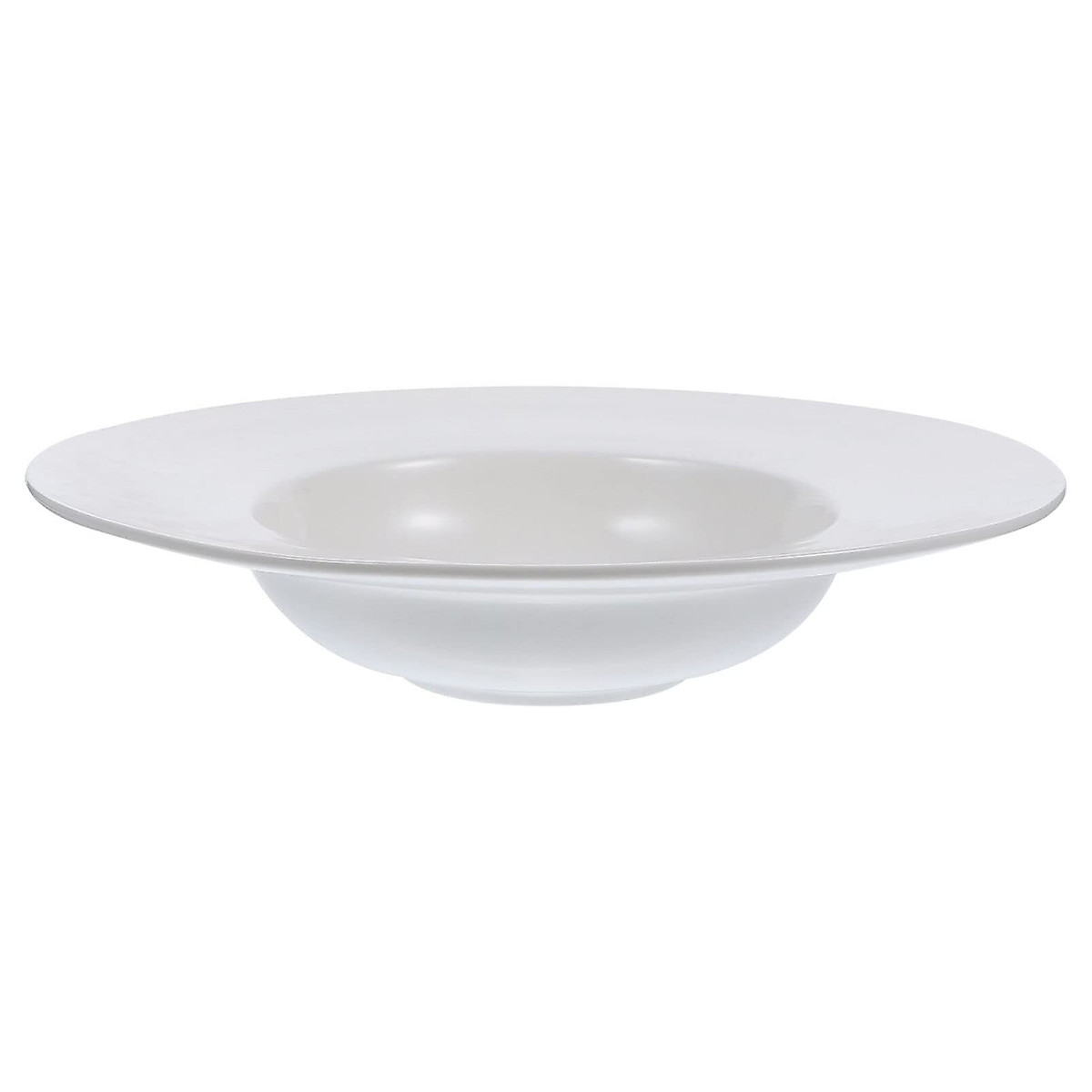 Kichvoe Ceramic Soup Bowl, Wide Rim Soup Bowls Ceramic Pasta Bowls Shallow Porcelain Salad Plate for Pasta, Spaghetti, Dipping Bread, Salad- 10 * 2Inch