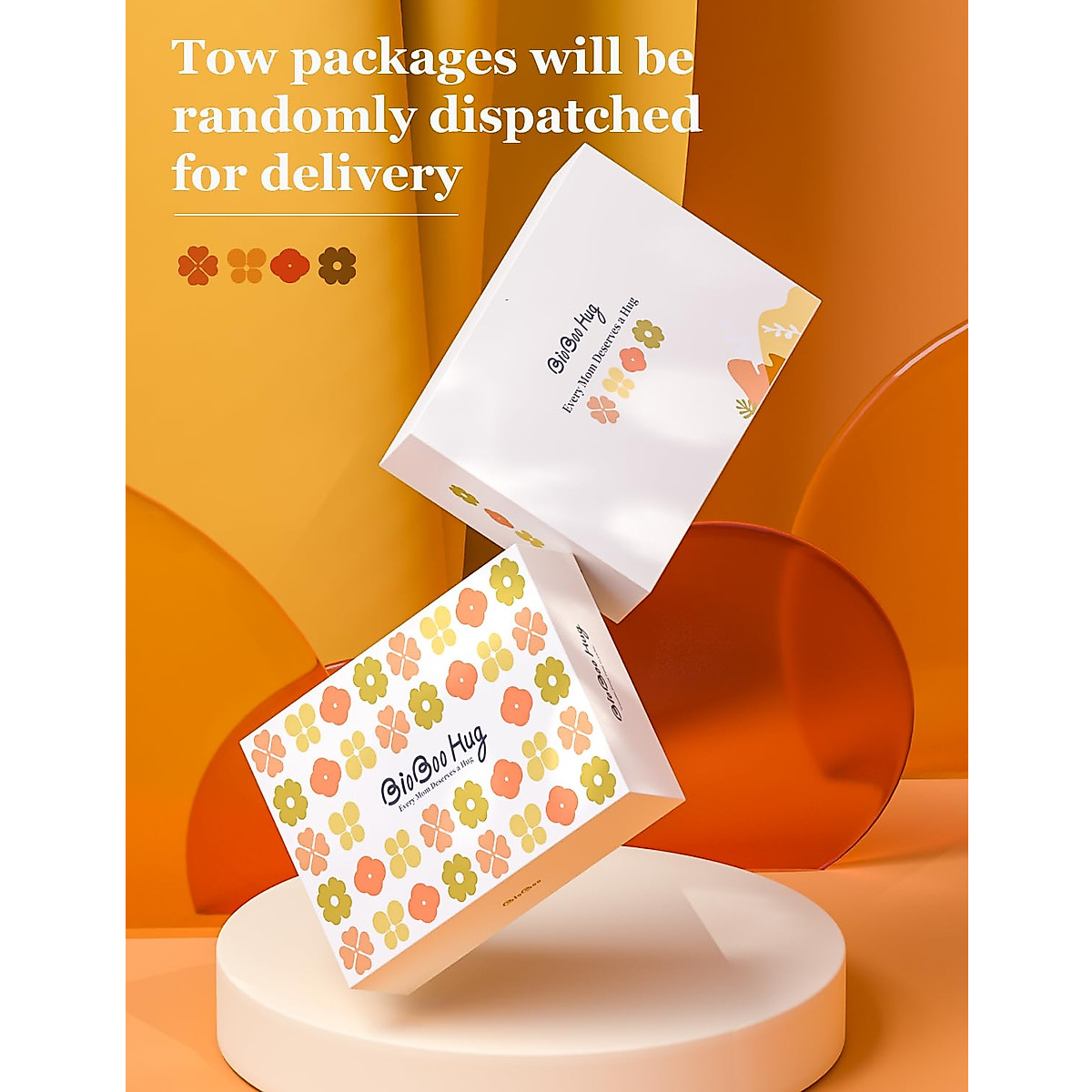 BIOBOO Hug Spa-Level Breast Pump Hands Free, Including Replacement Accessories, Hands Free Breast Pump, Double-Sealed Flower Flange - 24mm, 2 Pack