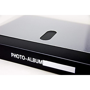 Photo Album 4x6 Holds 300 Photos - Art Portfolio with Protective Poly Case - Space Saver
