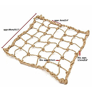 zoele Parrot Bird Hanging Rope Climbing Net Swing Ladder Cage Toy Parakeet Budgie Macaw Play Gym Toys Pet Accessories