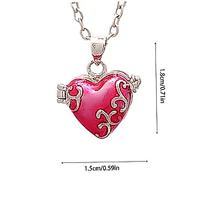 Garneck 3pcs Pets Pet Memorial Hair Locket Hollow Urn Cremation Jewelry Engraved Urn Necklace Ornament Container Ash Locket Remembrance Jewelry Memory Necklace Brass Decorate Copper