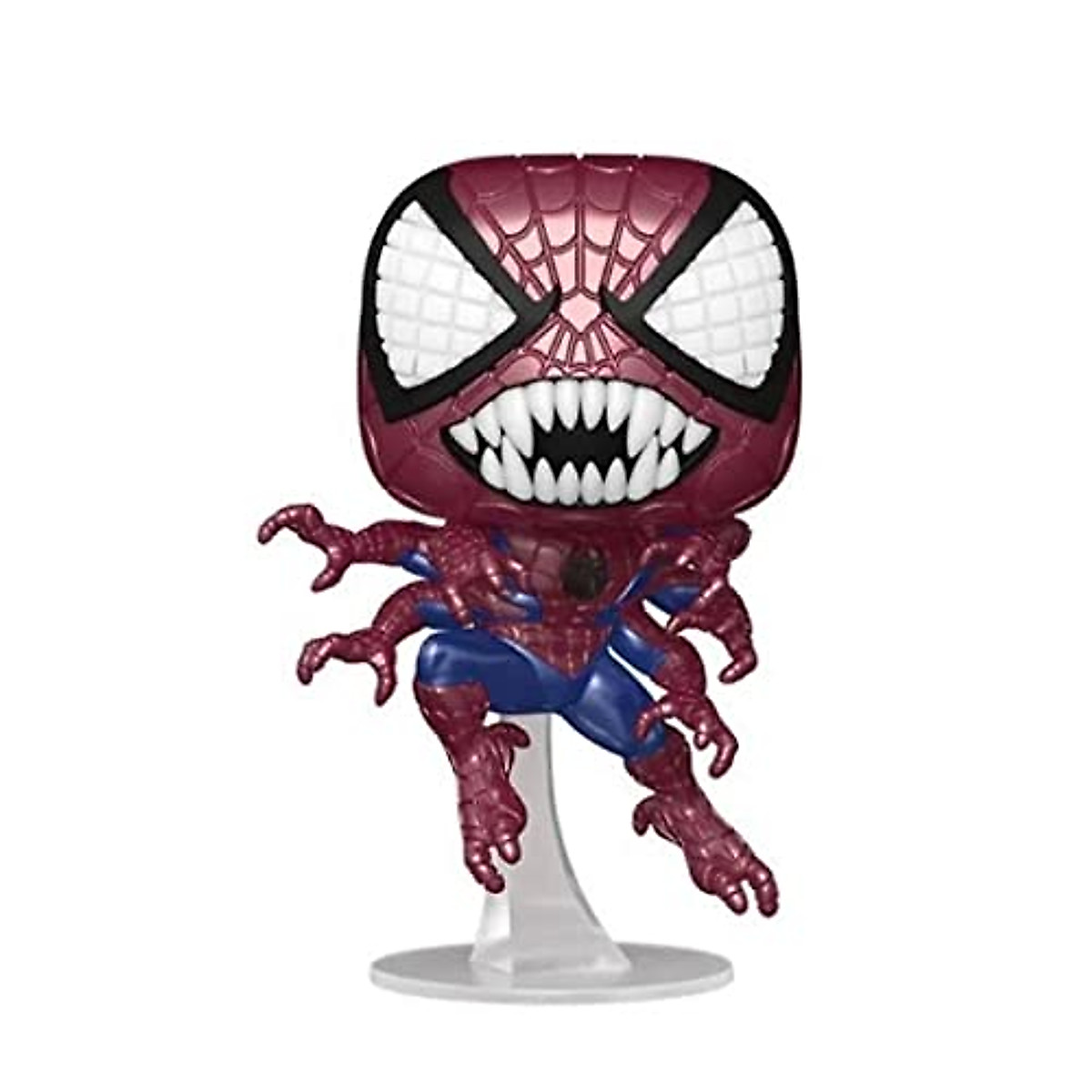 Funko Pop Marvel Spiderman Doppelganger #961 Metallic – Exclusive Special Edition – FUN59175 Figure, Multicoloured, One Size
