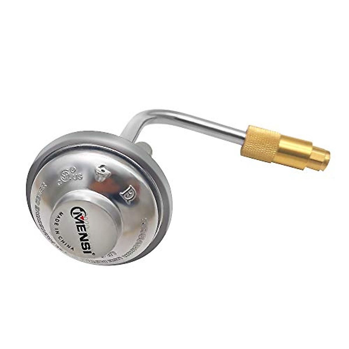 MENSI Low Pressure 1lb Propane Regulator with Adapter Fitting for Blackstone 17" and 22" Tabletop Griddle