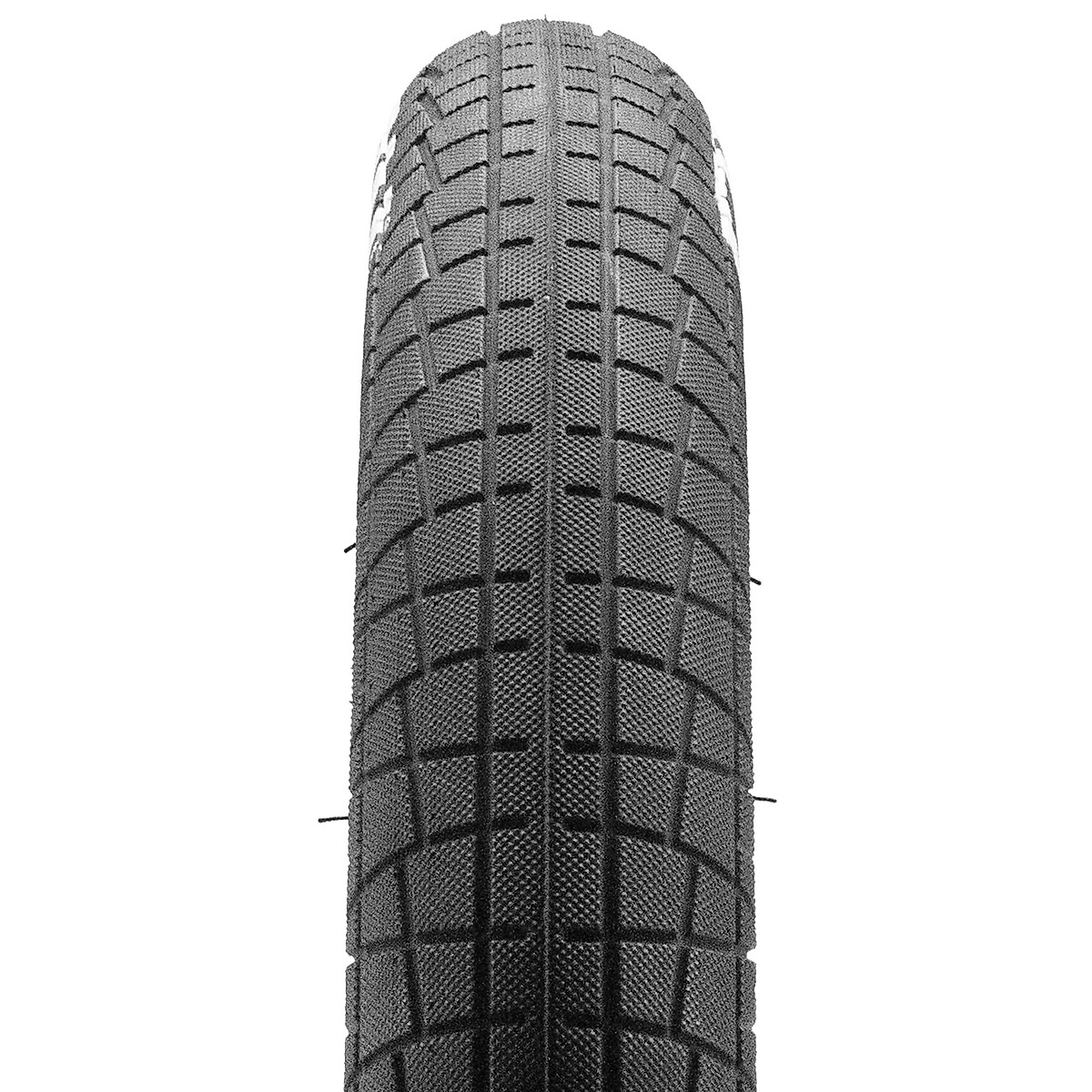 Eastern Bikes Throttle Series 20-Inch 100 PSI BMX Tire (Black & White Logo, 2.3")