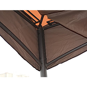 ALISUN Replacement Canopy Top for Massillon 10' x 12' Gazebo Model #L-GZ933PST