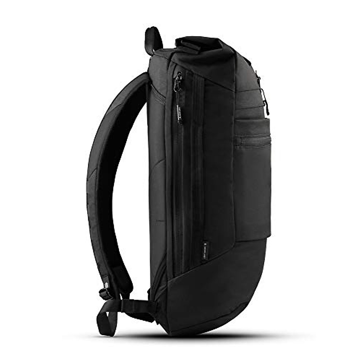 HEIMPLANET Original | HPT Carry Essentials - COMMUTER PACK 18L | Roll-Top Backpack with 15" Laptop compartment and side quick access | Supports 1% for The Planet (Black)