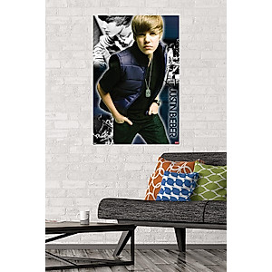 Trends International Justin Bieber - Cool Wall Poster, 22.375" x 34", Premium Unframed Version