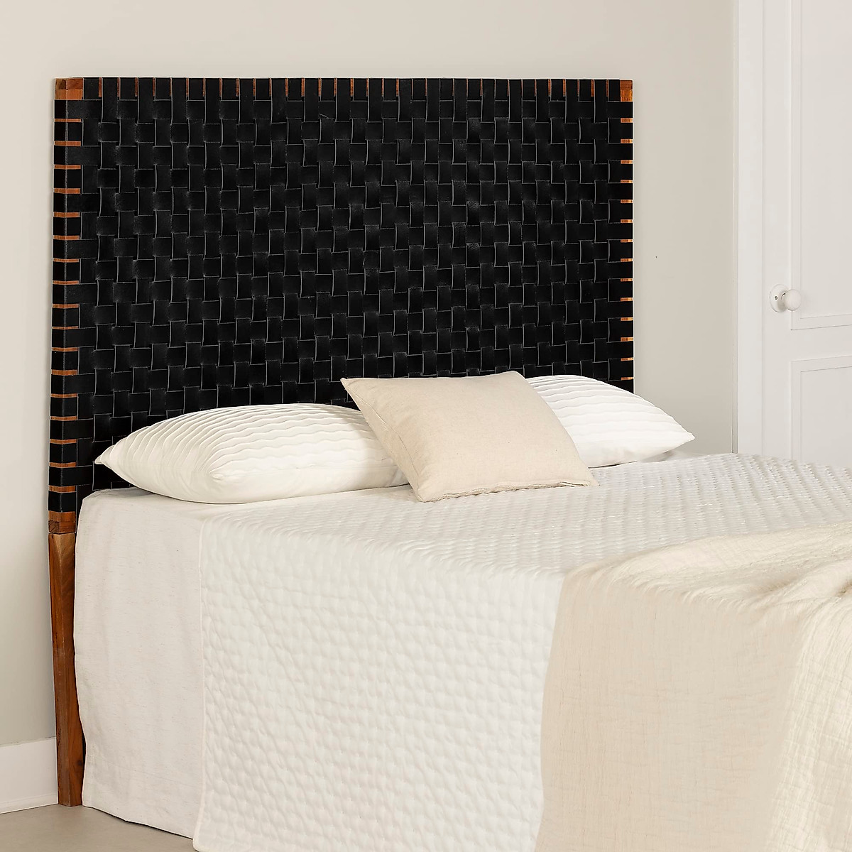 South Shore Balka Headboard, Queen, Matte Black