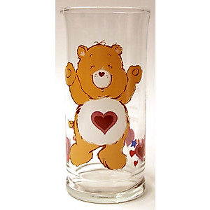 Care Bears TENDERHEART BEAR GLASS PIZZA HUT LIMITED EDITION 1983