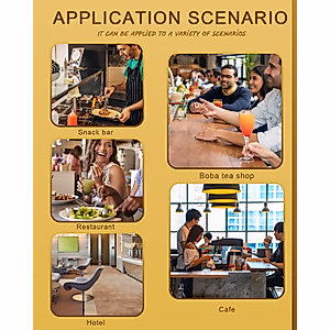 Moonshan Commercial Steam Milk Frother Fast Heating Milk Steamer Machine Boiler Quick Button Electric Fully-Automatic Coffee Foam Maker Frothing Machine for Coffee, Milk, Bubble Tea, Milk Tea