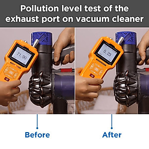 Clean & Block Vacuum Odor Eliminator and Air Freshener for Vacuum Bin and Canister, Safe and effective sterilization solution for home, office, carpet (6 Pack)