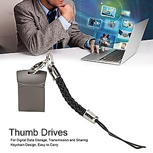 Thumb Drives, Memory Stick Hole Design Fast Transmission Convenient Practical for Gift for Business(#7)