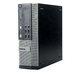 Dell Optiplex 7010 PC with 24 FHD Dell Monitor, Wireless Keyboard, WiFi, Intel i5, 8GB Memory, 240GB SSD Storage, Windows 10 (Renewed)