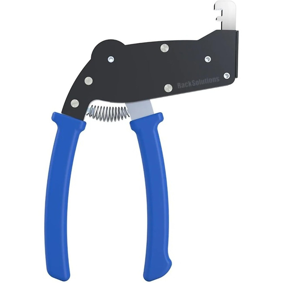 RackSolutions World’s Best Cage Nut Tool for IT and Data Center Rack Deployment, Rubberized Grip, Angled Neck for Easy Cage Nut Installation