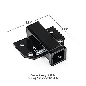 Titan 2" Bolt On Receiver Hitch for Transformer Tractor Hitch